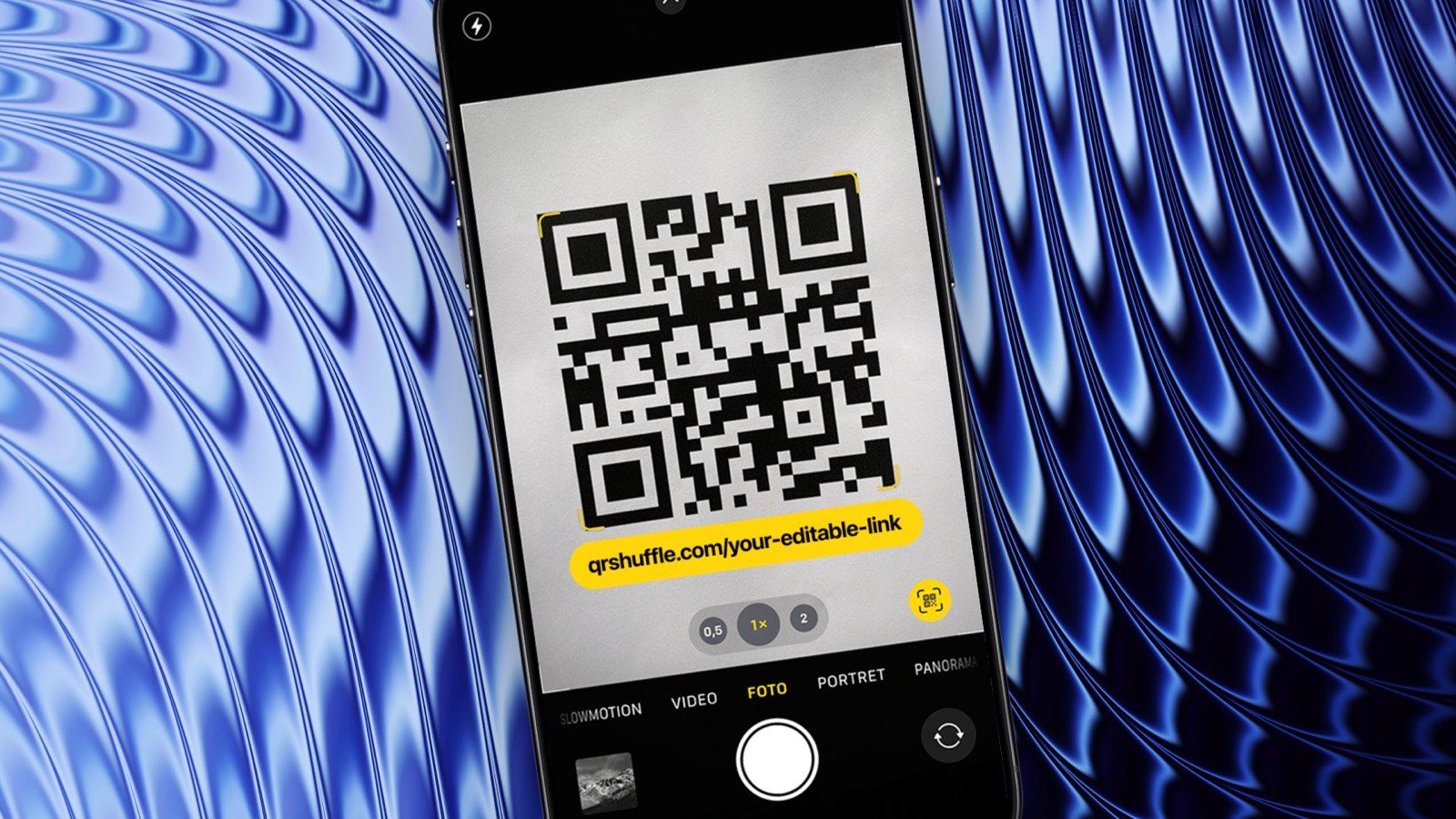 Editable QR code: how to change a QR code link after printing